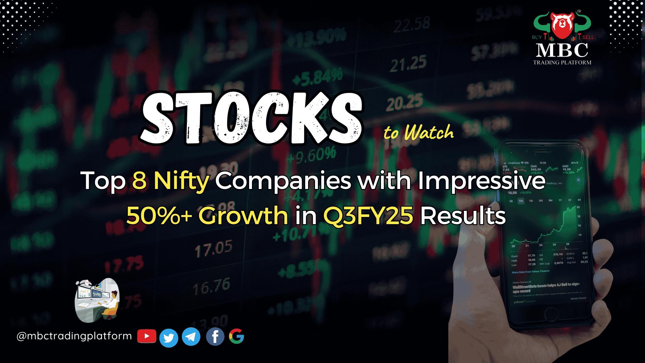 Stock Market Insights: Top 8 Nifty Companies with Impressive 50% ...