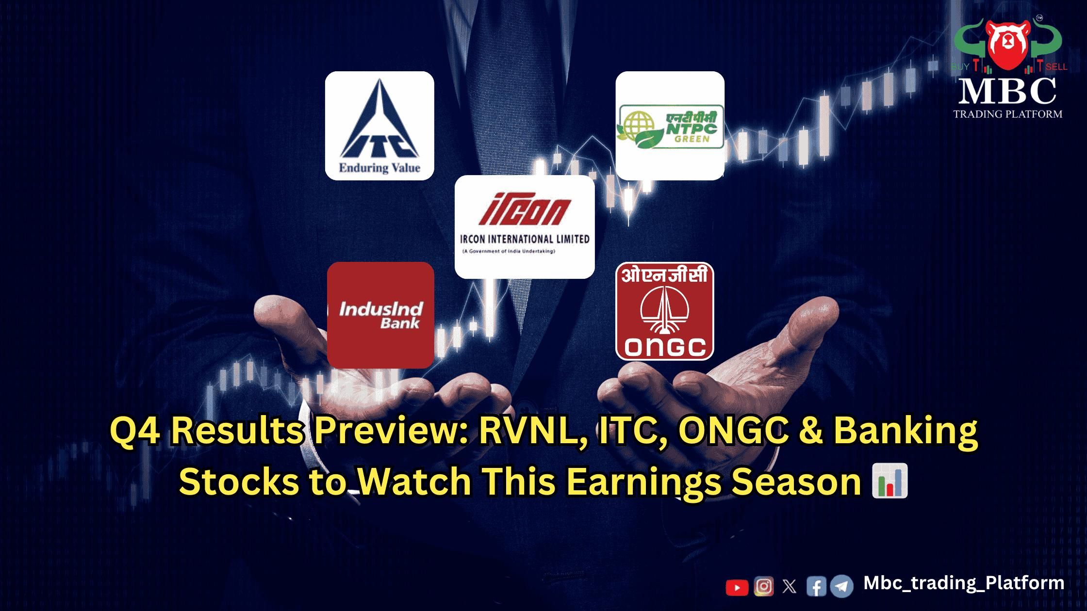 Stocks Show Mixed Trends Ahead of Q4 Results: Focus on RVNL, IndusInd ...